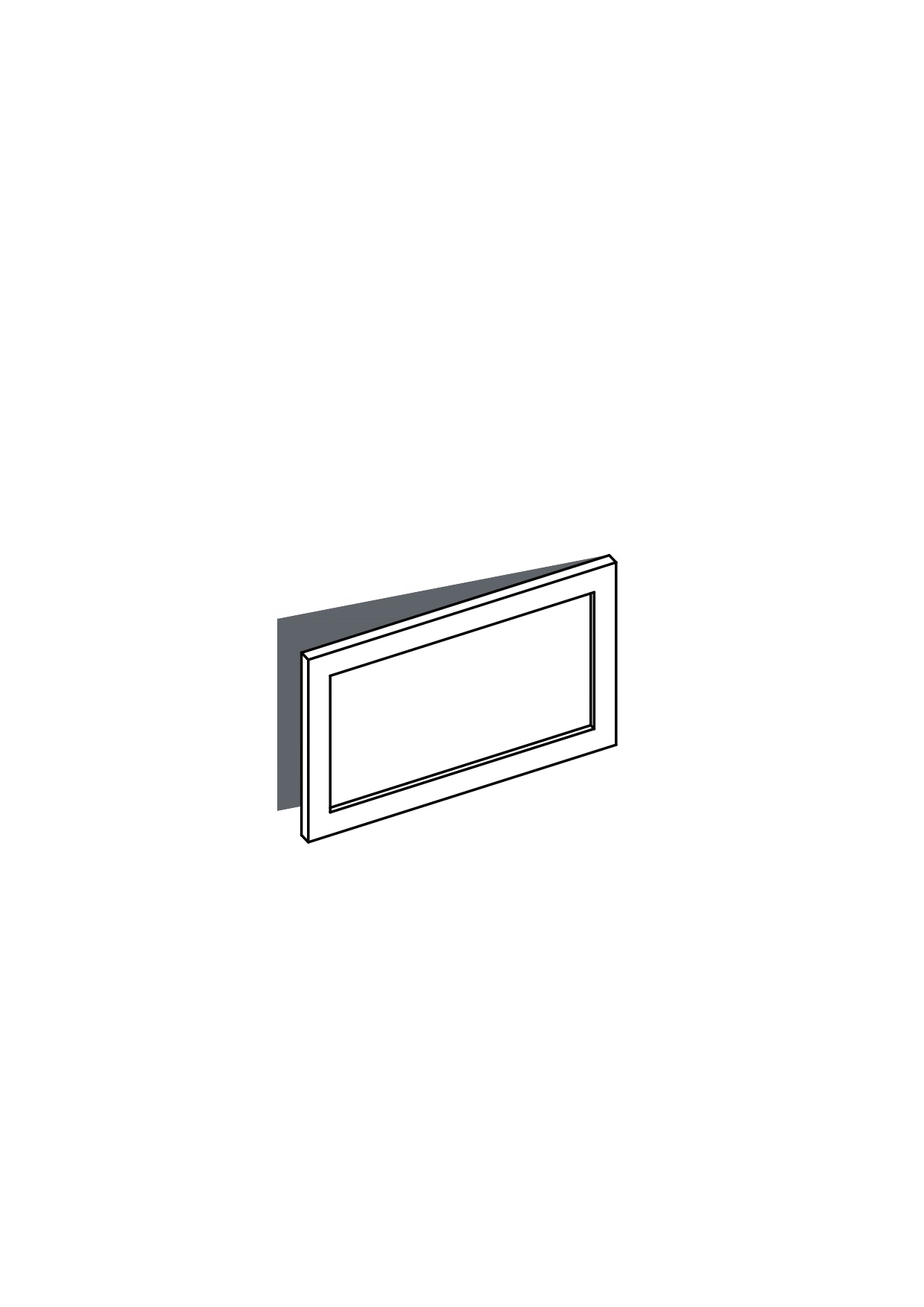 60x38 Shaker Door - NAVURBAN™ | Custom IKEA BESTA Doors | Customea.com.au