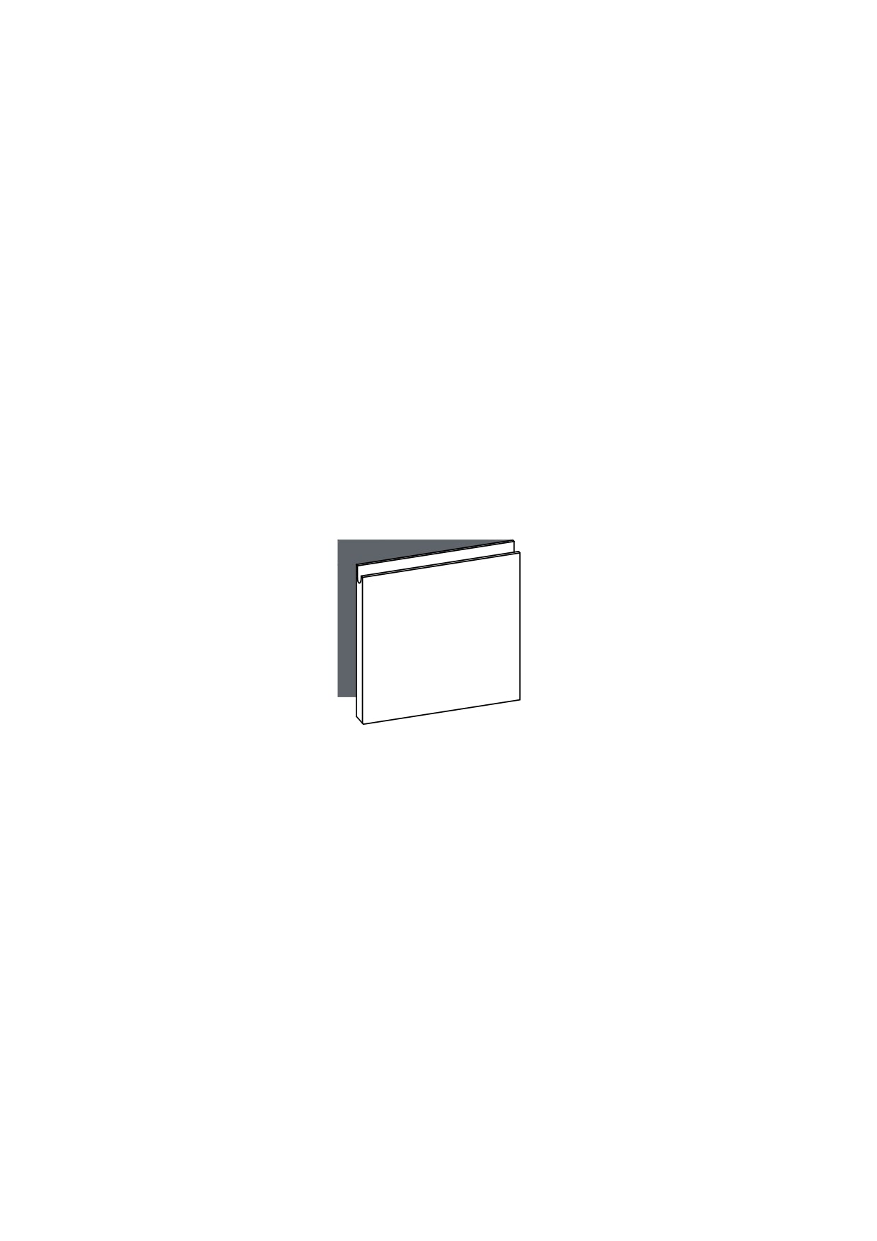 40x43 Finger Pull Door (Overhang) | Custom IKEA METOD Door (Overhang ...